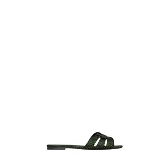 Saint Laurent Tribute Slides - - Shoes - Damen - Gr&uuml;n - 36 EU