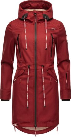 Marikoo Damen Softshellmantel Funktionsmantel Racquellee Blood Red Gr. XS