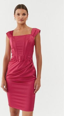 Rinascimento Rinascimento Coctailkleid CFC0115251003 Rosa Slim Fit