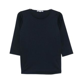 Zero &deg;C Kurz&auml;rmeliges Oberteil mit Rundhalsausschnitt - - Tops - Damen - Schwarzk - L