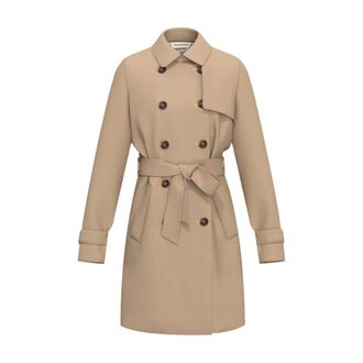 Marella Femme, Manteaux, Beige, Taille: 46 FR Emme Trench Coat