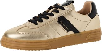 Tamaris Schn&uuml;rer Damen sportlich metallic,EU 37