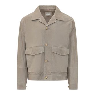 Brunello Cucinelli Herren, Jacken, Gr&uuml;n, LGr&ouml;&szlig;e