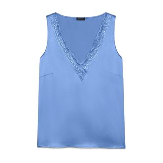 Fiorella Rubino Damen, Oberteile, Blau, 5XLGröße