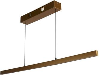 Searchlight Gebraucht] Searchlight Led Hängelampe Layla Linear Gold Höhenverstellbar Cct Deckenlampe B-Ware