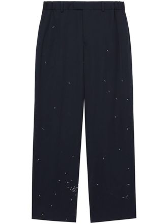 Undercover pantalon en laine - Bleu