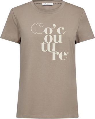Co'Couture Femme, Tops, Beige, Taille: 36 FR T-Shirt