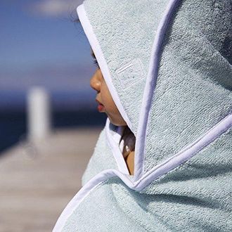 Bailet be001sb-ve02bibc01 Libelle Handschuh und quadratisches Badetuch gek&auml;mmte Baumwolle Gr&uuml;n 16 x 21 cm und 80 x 80 cm