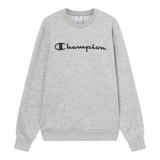 Champion Big Printed Logo Crewneck - - Sweatshirts & Hoodies - Herren - Grau - XL