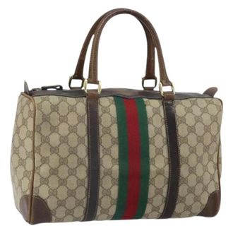 Gucci Sac &agrave; main Pre-owned en plastique - Femme - Pre-owned - Beige - Taille: ONE Size