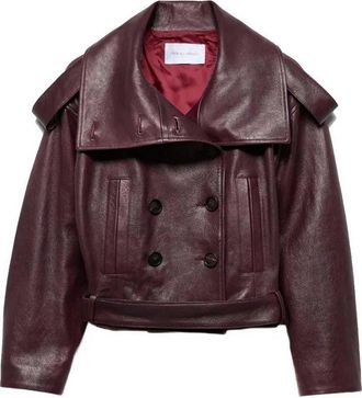 7 For All Mankind Casualjacke - Dunkelrot