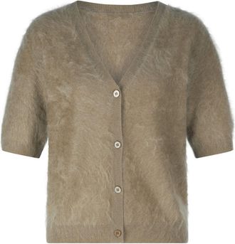 Peter Hahn Strickjacke V-Ausschnitt Peter Hahn gr&uuml;n