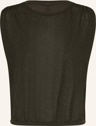 OPUS Strickshirt Sagom gruen