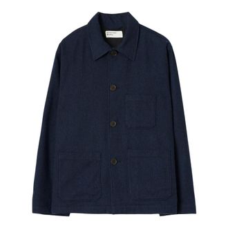 Universal Works Veste Ives - Homme - Vestes - Bleu - Taille: XL