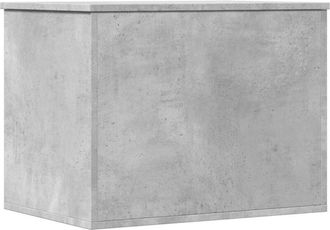 vidaXL Boîte de rangement gris béton 60x42x46 cm bois dingénierie - Vidaxl