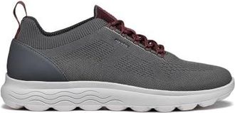 Geox Baskets U Spherica aSneaker pour Homme, C1ea7 Graphite Wine, 44 EU