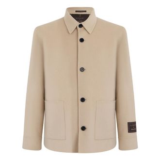 Slowear Wolljacke mit Kn&ouml;pfen - - Jackets - Herren - Beige - M
