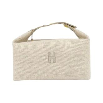 Herm&egrave;s Pochette Pre-owned - Femme - Pre-owned - Beige - Taille: ONE Size