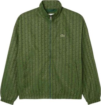 Lacoste Homme, Vestes, Vert, Taille: S Monogram Trackjacket
