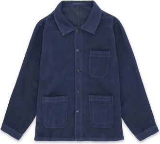 Fortela Homme, Vestes, Bleu, Taille: M Fergus Moleskin Veste de Travail Fran&ccedil;aise