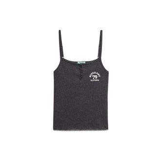 Superdry D&eacute;bardeur cami boutonn&eacute; essentiel