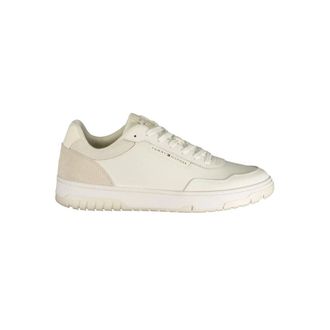 Tommy Hilfiger Bianco Polyurethane Sneaker - - Shoes - Herren - Wei&szlig; - 46 EU