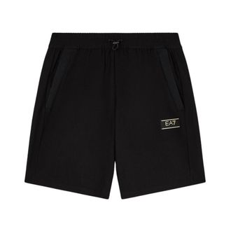 Emporio Armani Premium Label Shorts aus technischem Gewebe - - Shorts - Herren - Schwarzk - XL