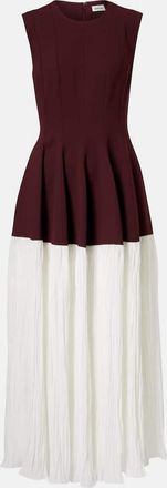 SIMKHAI Midikleid Raleigh aus Cr&ecirc;pe und Satin