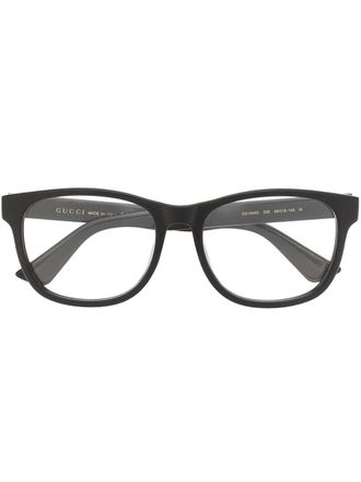 Gucci lunettes de vue à monture carrée - Noir