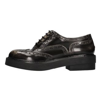 Strategia Femme, Chaussures, Noir, Taille: 39 EU Laced Chaussures