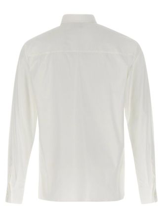 Ferragamo Stretch Cotton Poplin Shirt - Ivory