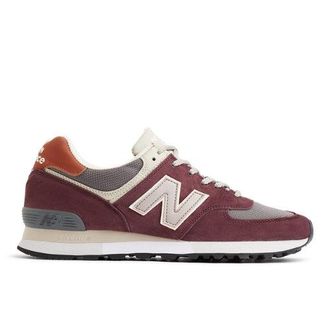 New Balance Unisexe MADE in UK 576 Underglazed en Marron/Orange/Gris, Suède/Mesh, Taille 44 Large
