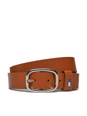 Tommy Jeans G&uuml;rtel Tjw Oval 3.0 AW0AW15836 Braun