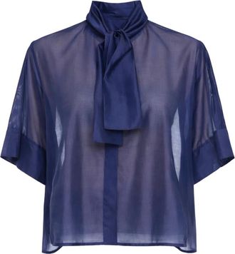 Meimeij Femme, Blouses et Chemises, Bleu, Taille: 40 FR Night Sky Shirt
