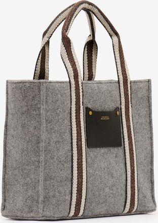 Isabel Marant Porte Main Aruba E/w - Femme - Gris Fonc&eacute; - - Isabel Marant