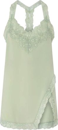 Pinko Pinko, Femme, Tops, Vert, Taille: 38 FR Lace Top