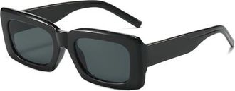 Generic Lunettes De Soleil Carr&eacute;es For Hommes, Id&eacute;ales For Les Activit&eacute;s Plein Air, Vacances Ou D&eacute;placements(Black)