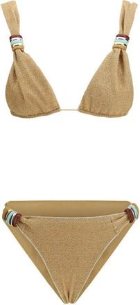 Os&eacute;ree Femme, Maillots de bain, Beige, Taille: 40 FR Lumi&egrave;re Multi Ring Bikini