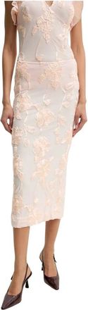 Rotate Rotate Birger Christensen - Jupes midi - Femme - Jupes - Rose - Taille: 36 FR