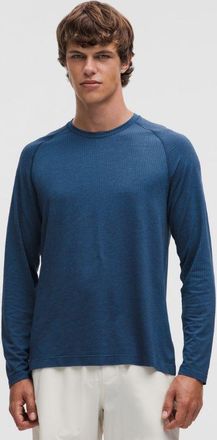 lululemon Haut manches longues Metal Vent Tech pour Hommes - Bleu - Taille XS