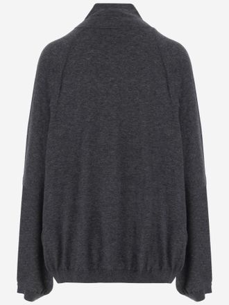 Frankie Shop Womens Jacket Wool-Blend Grey