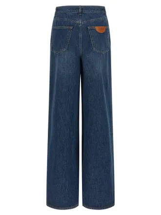 Chlo&eacute; Palazzo Jeans - Blue
