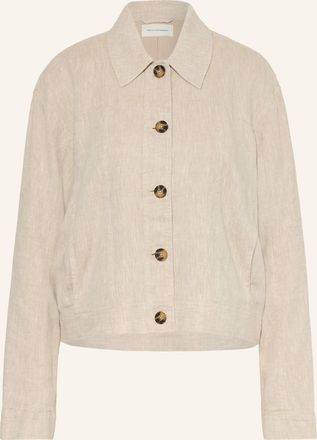 Moss Copenhagen Msch Copenhagen Kastenjacke Mschviana Ginia Mit Leinen beige