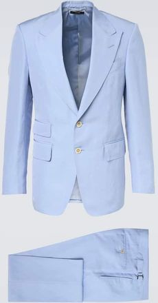 Tom Ford Anzug aus Seide und Leinen