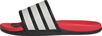 adidas Unisex ADILETTE COMFORT 2.0 SLIDES, core black/core white/lucid red, 44.5 EU