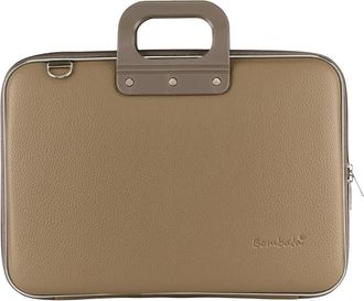 Bombata Maxibombata Classic Aktentasche f&uuml;r 17 Zoll Laptop, Hellbraun
