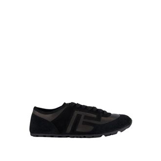 Balmain Racer 45 Leder-Sneaker - - Shoes - Herren - Schwarzk - 40 EU