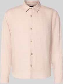 GAP Regular Fit Leinenhemd mit Kentkragen