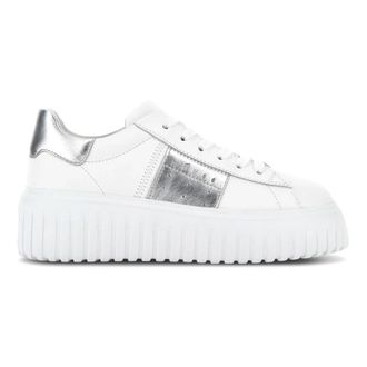 Hogan Gestreifte Sneakers - - Shoes - Damen - Wei&szlig; - 35 1/2 EU