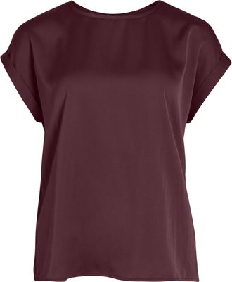 Vila Viellette S/S Satin Top - Noos